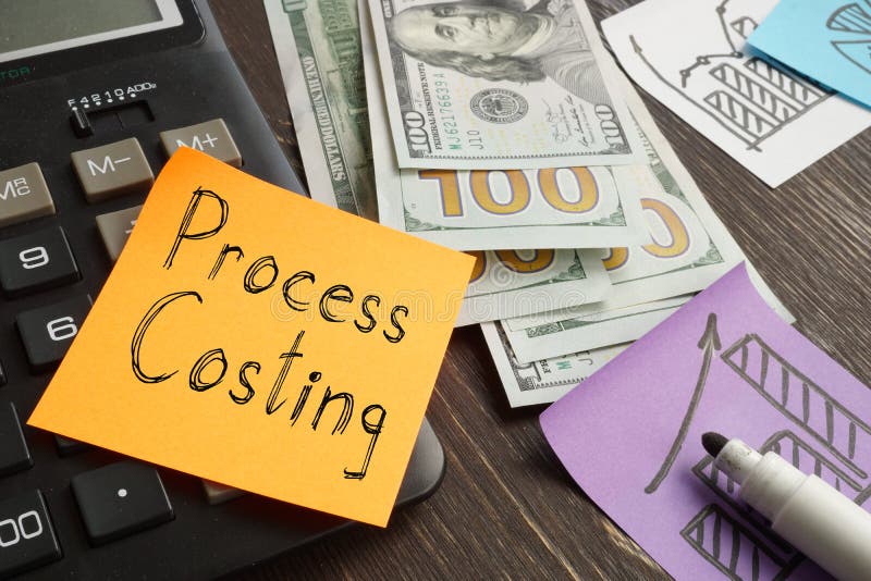 Process Costing is Shown on the Business Photo Using the Text Stock ...