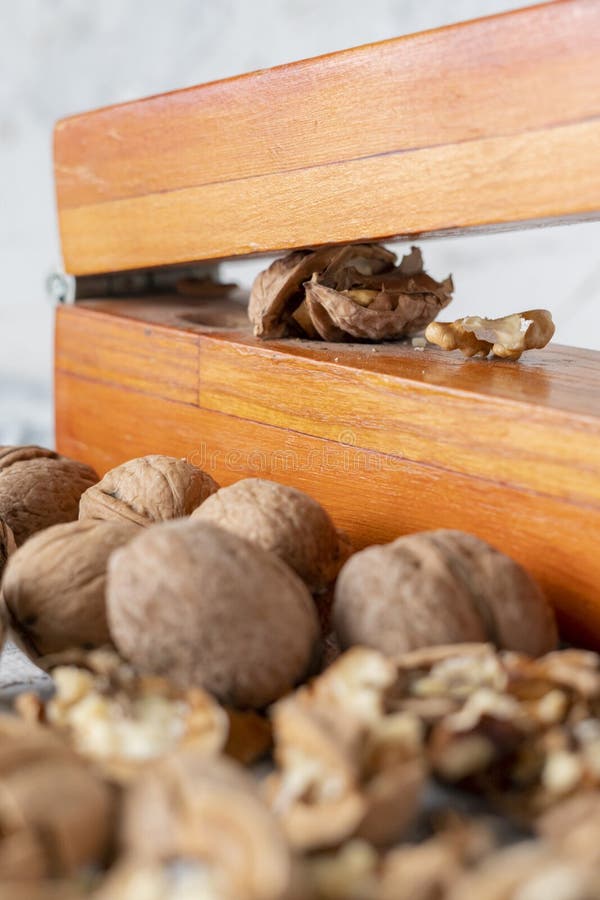 Process of Cracking Hazelnuts and Walnuts Cracking with a Special ...