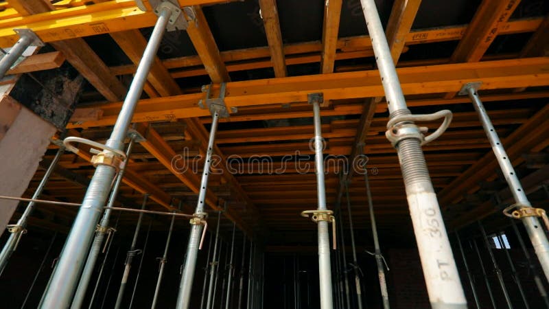 The Process of Creating a Floor. Formwork Flooring. Exterior of a ...