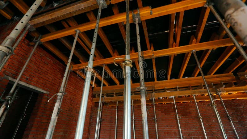 Inside a Building Under Construction. Construction Industry. the ...