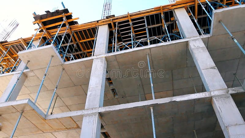 The Process of Creating a Floor. Formwork Flooring. Interior of a ...