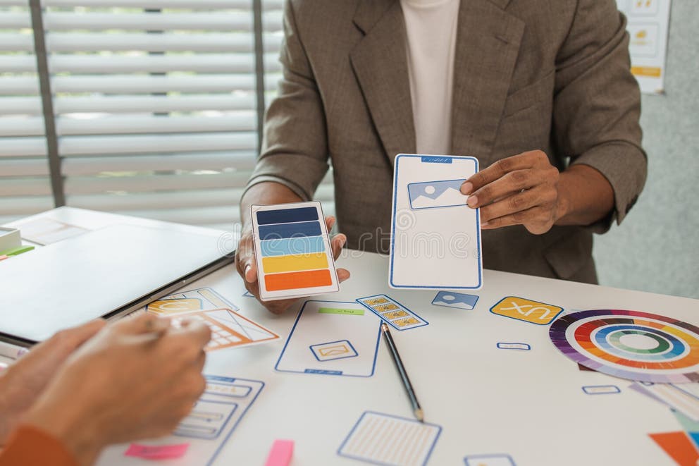 Process of Creating an Interface for a Mobile App, User Interface and ...