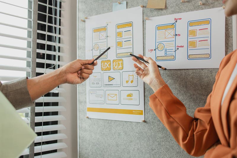 Process Of Creating An Interface For A Mobile App User Interface And 2940