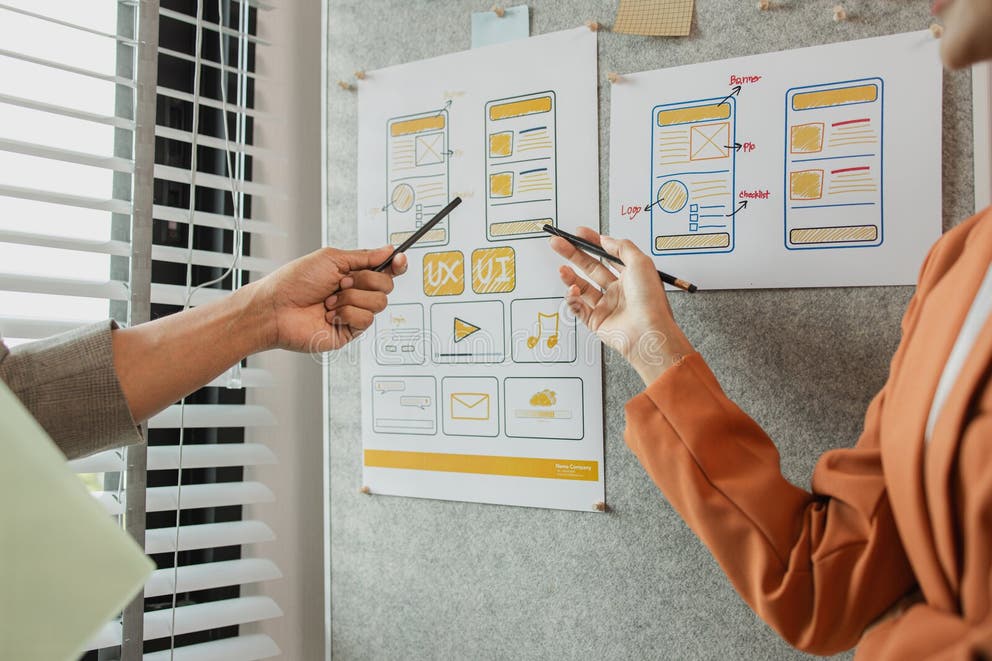 Process Of Creating An Interface For A Mobile App User Interface And