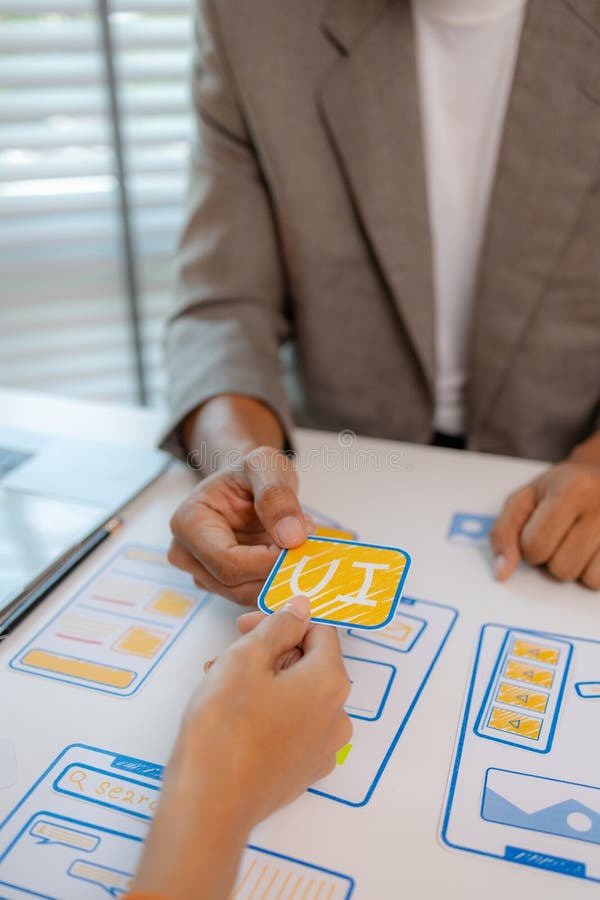 Process of Creating an Interface for a Mobile App, User Interface and ...