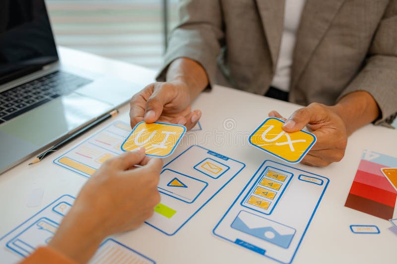 Process Of Creating An Interface For A Mobile App User Interface And