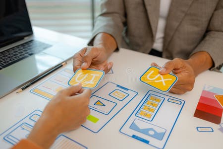 Process of Creating an Interface for a Mobile App, User Interface and ...
