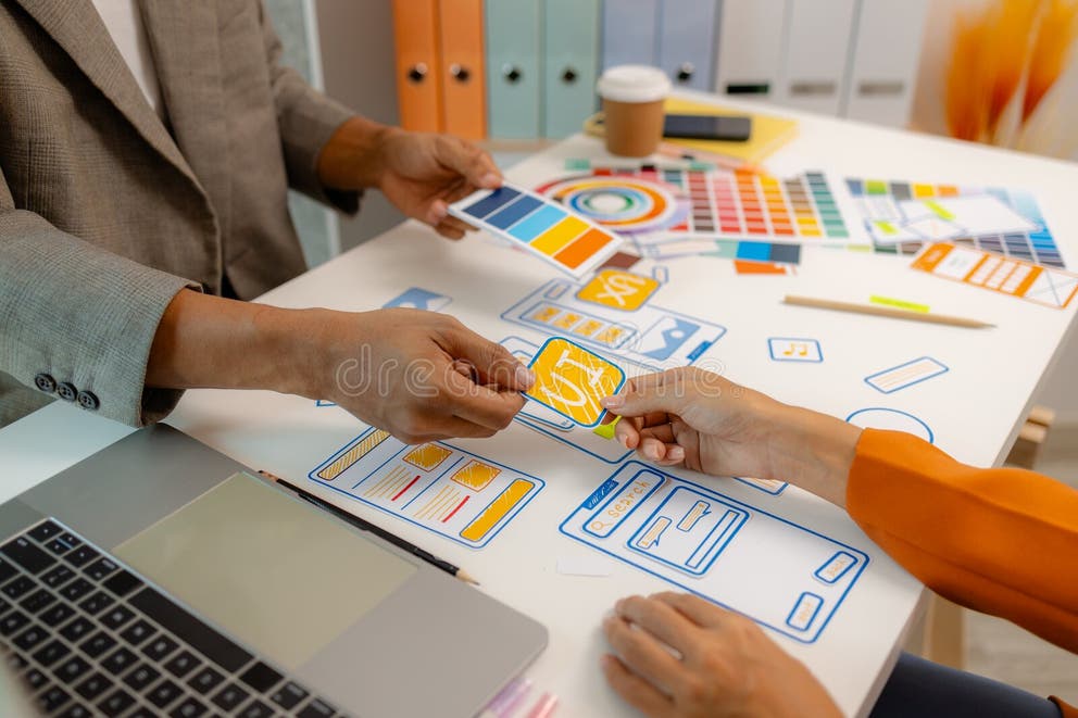 Process Of Creating An Interface For A Mobile App User Interface And