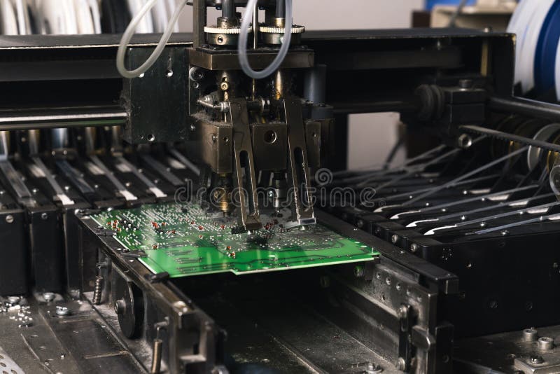 Process of Creating New Printed Circuit Board with Electric Components ...