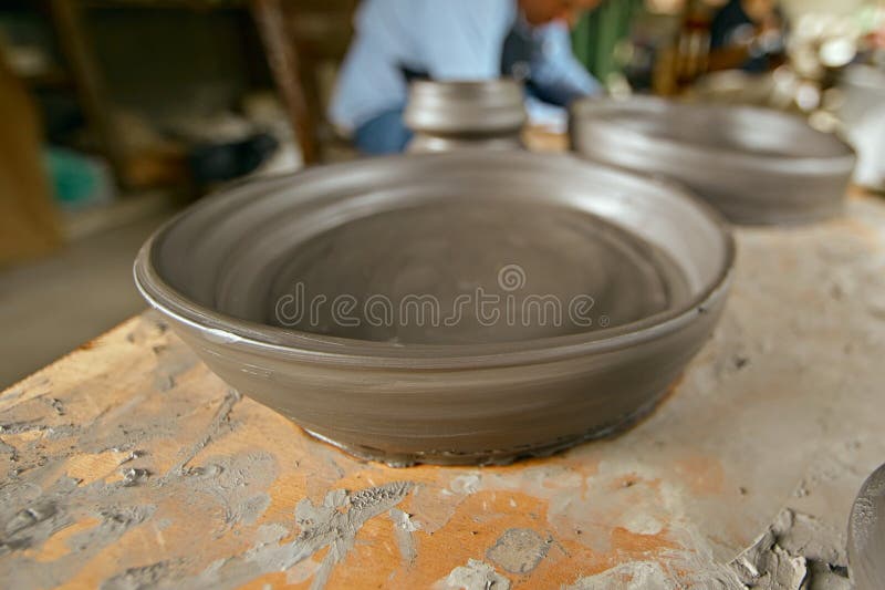 The Process of Creating Pottery Stock Image - Image of handmade ...