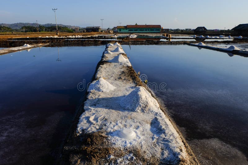 The Process of Crystallization of Sea Water into Salt in the ...