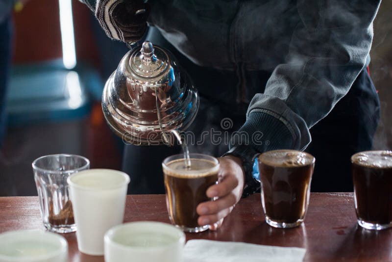 Coffee Testing at Taman Ayun Stock Image - Image of kopi, testing: 45071731