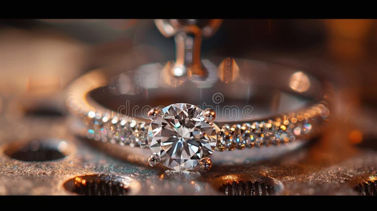 The Process of Cutting Diamonds on a Machine. Grinding a Diamond on a ...
