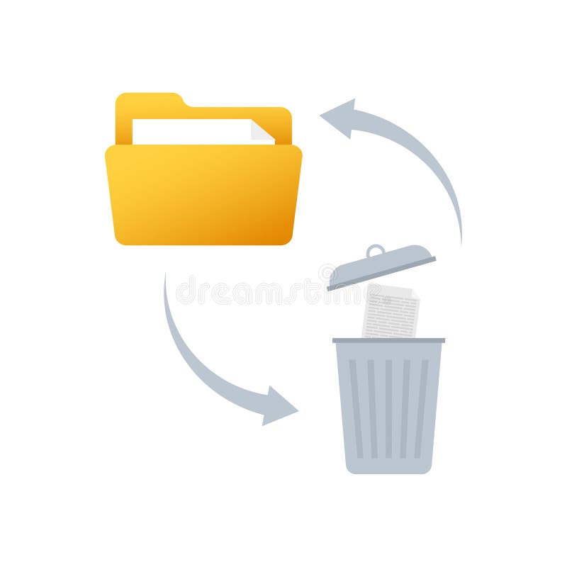 Process Delete File in Paper. Remove Document. Vector Stock ... Process Delete File in Paper. Remove Document. Vector Stock ...