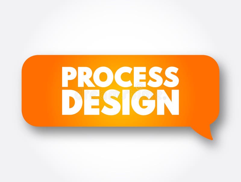 Process Design Text Message Bubble, Concept Background Stock ...