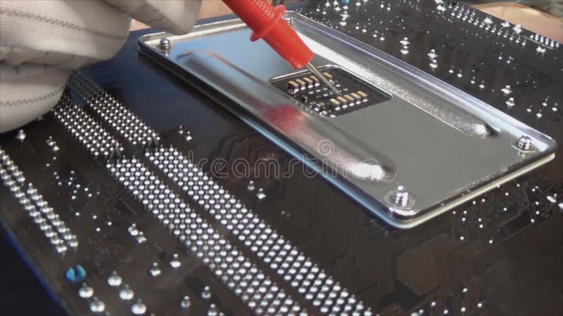 The Process of Determining a Breakdown on the Motherboard of a Personal ...