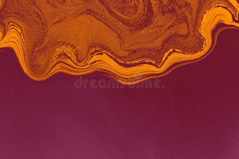 Process of Dissolving Acrylic Paint into Water. Amazing Abstract ...