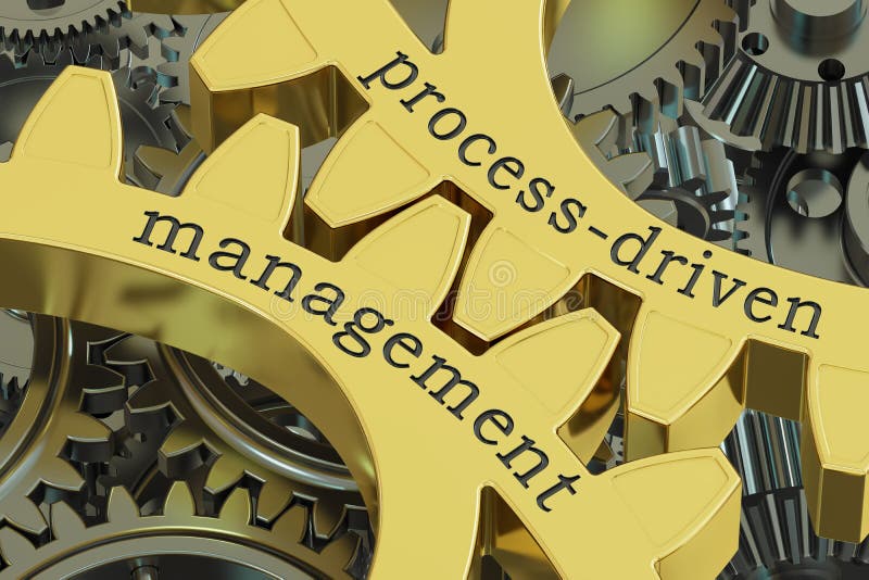 Management Processes on the Gearwheels Stock Illustration ... Management Processes on the Gearwheels Stock Illustration ...