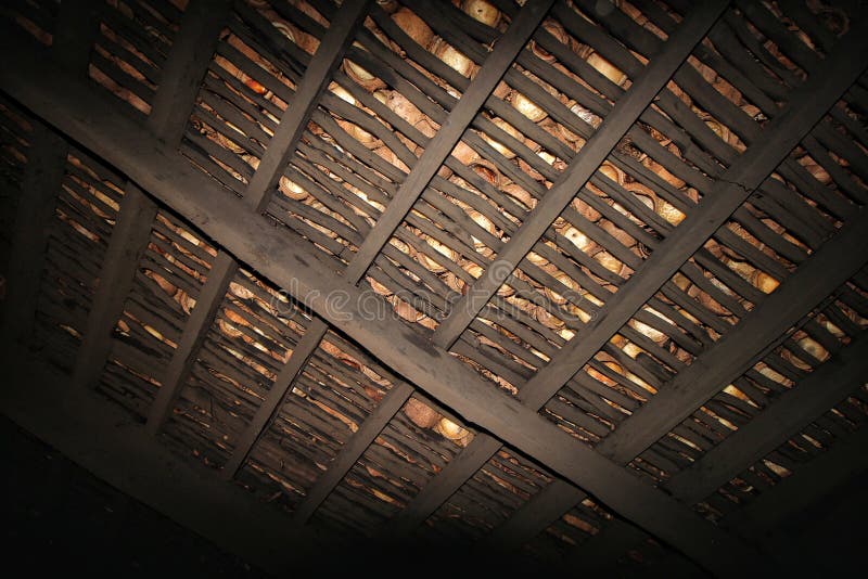 The Process of Drying Coconut Copra Using a Smoking Fire in a Borneo ...