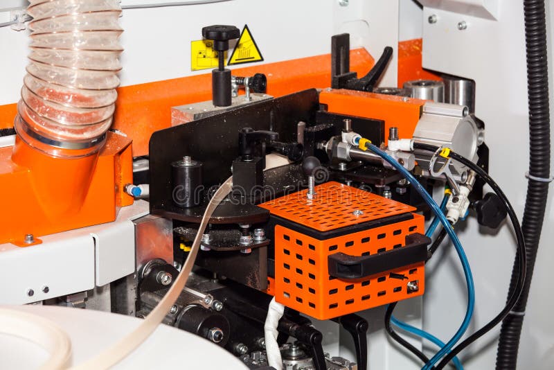 Process of Edging and Panel Materials Stock Image - Image of process ...