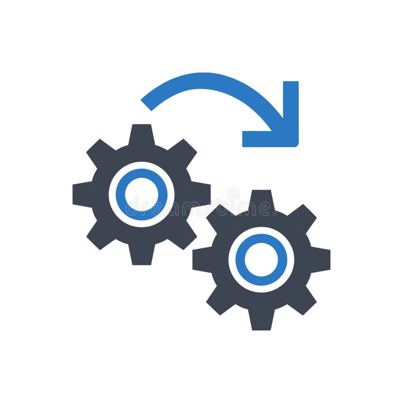 Process Efficiency Icon stock vector. Illustration of workflow - 361728971