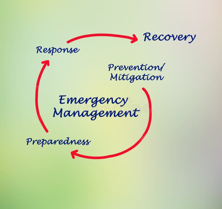 Process of Emergency Management Stock Illustration - Illustration of ...
