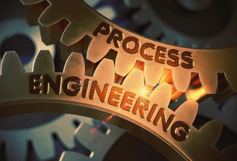 Process Engineering. 3D. stock illustration. Illustration of ...