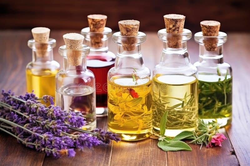 Process of Extracting Essential Oils for Fragrances Stock Illustration ...