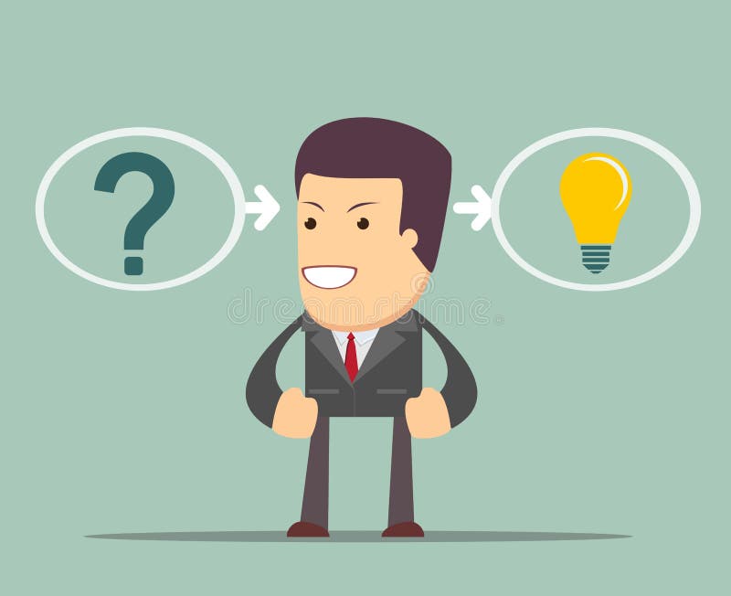The Process of Finding a Solution Stock Vector - Illustration of ... The Process of Finding a Solution Stock Vector - Illustration of ...