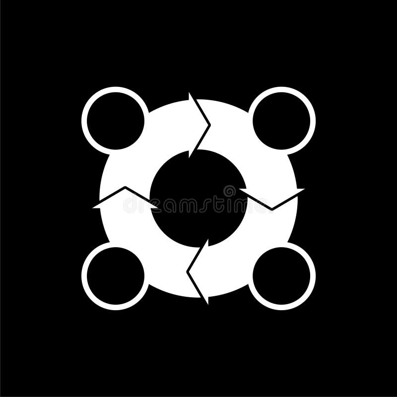 Circular Process Flow Arrows, Icon, Logo or Sign Stock Illustration ... Circular Process Flow Arrows, Icon, Logo or Sign Stock Illustration ...