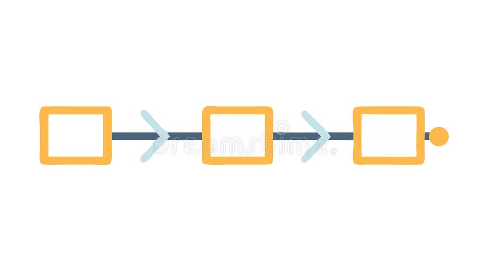 Process Flow Diagram Steps or Sequence Icon , Vector Design Generative ...