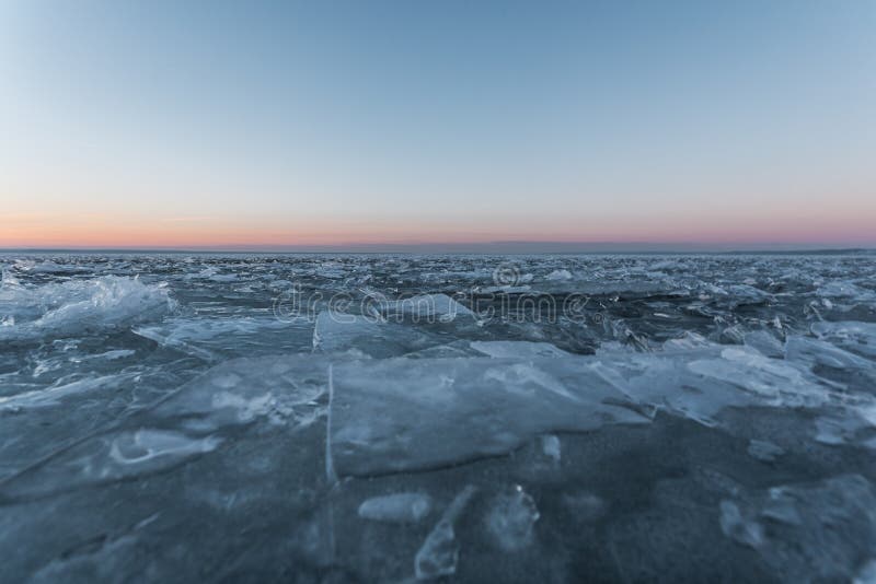 Process of freezing waves stock image. Image of liquid - 76447133