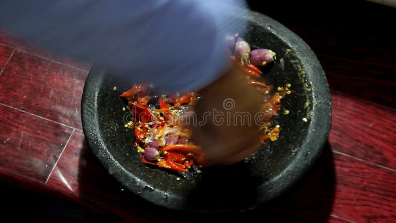 The Process of Grinding Spices Stock Footage - Video of making, onion ...