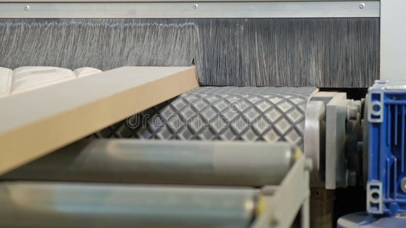 The Process of Grinding Wooden Doors on the Machine.production of ...