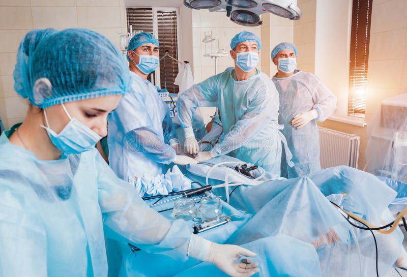 Process of Gynecological Surgery Operation Using Laparoscopic Equipment ...