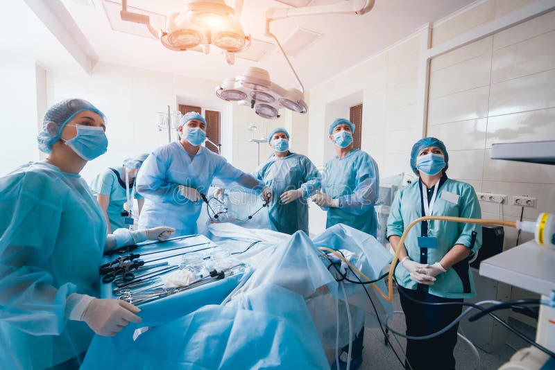 Process of Gynecological Surgery Operation Using Laparoscopic Equipment ...