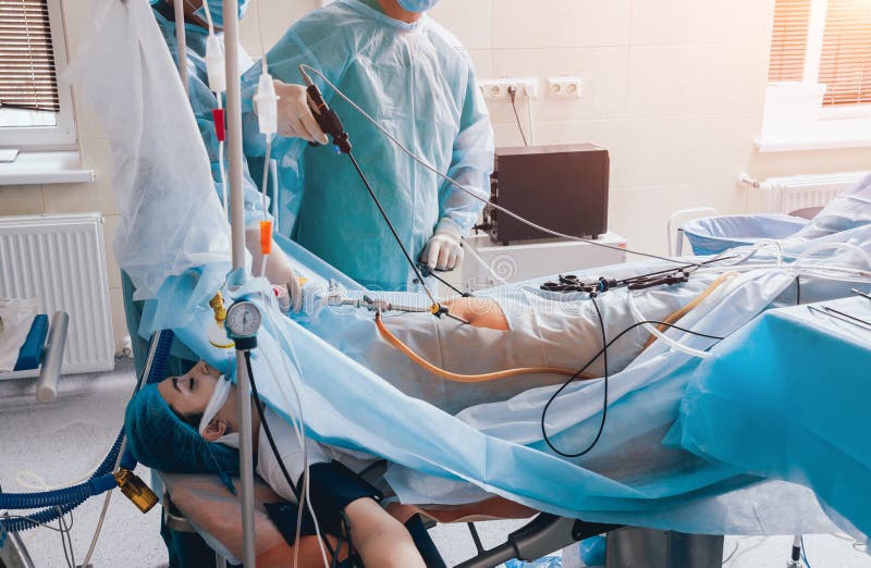 Process of Gynecological Surgery Operation Using Laparoscopic Equipment ...