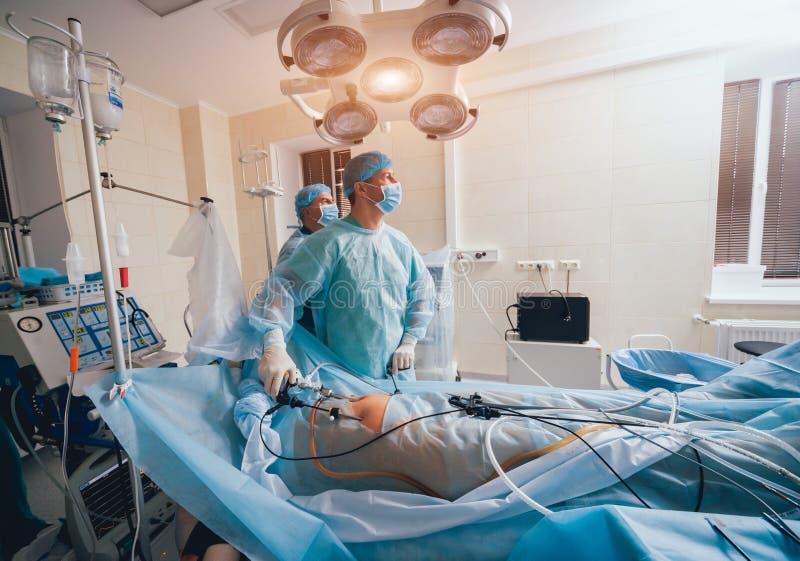 Process of Gynecological Surgery Operation Using Laparoscopic Equipment ...