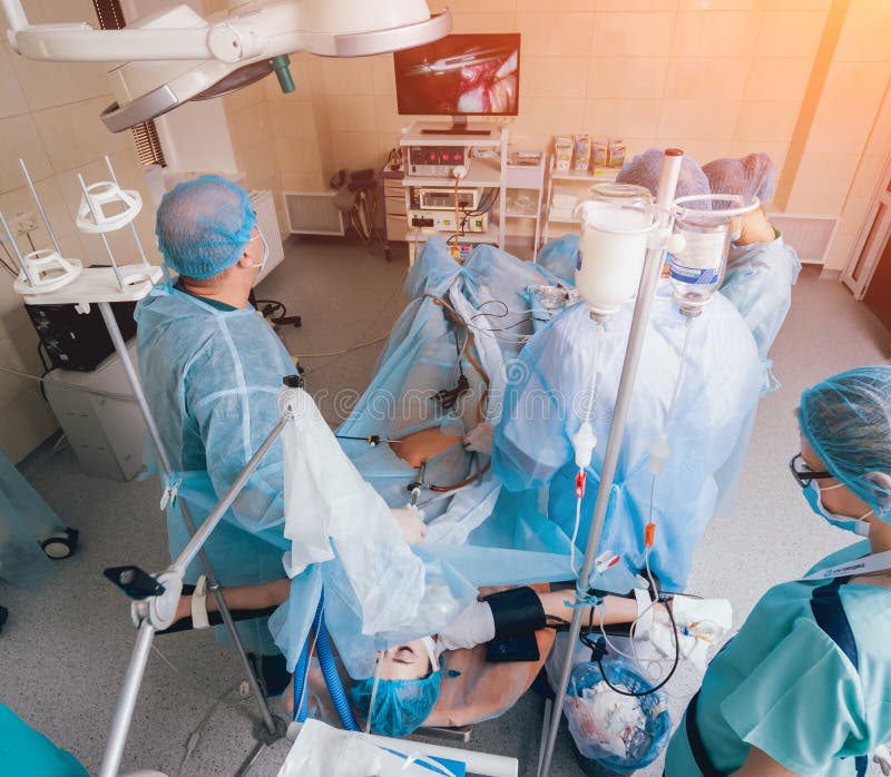 Process of Gynecological Surgery Operation Using Laparoscopic Equipment ...