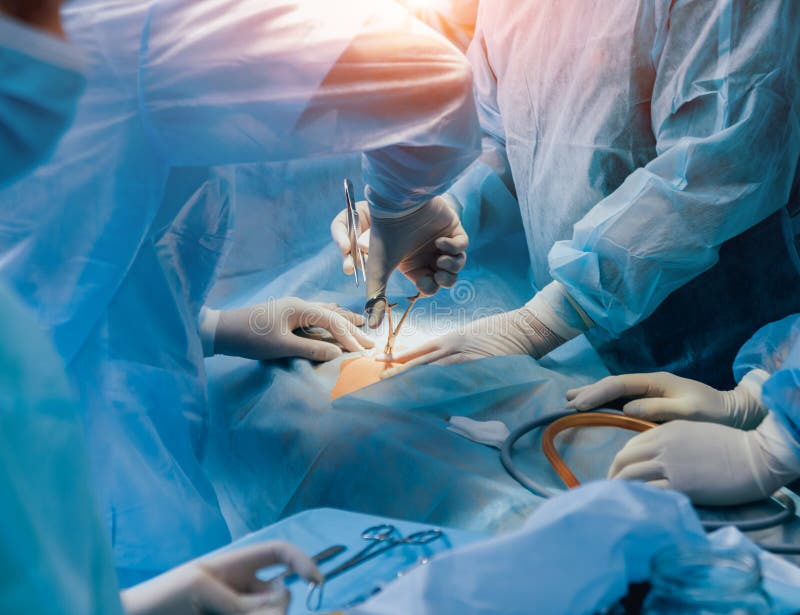 Process of Gynecological Surgery Operation Using Laparoscopic Equipment ...