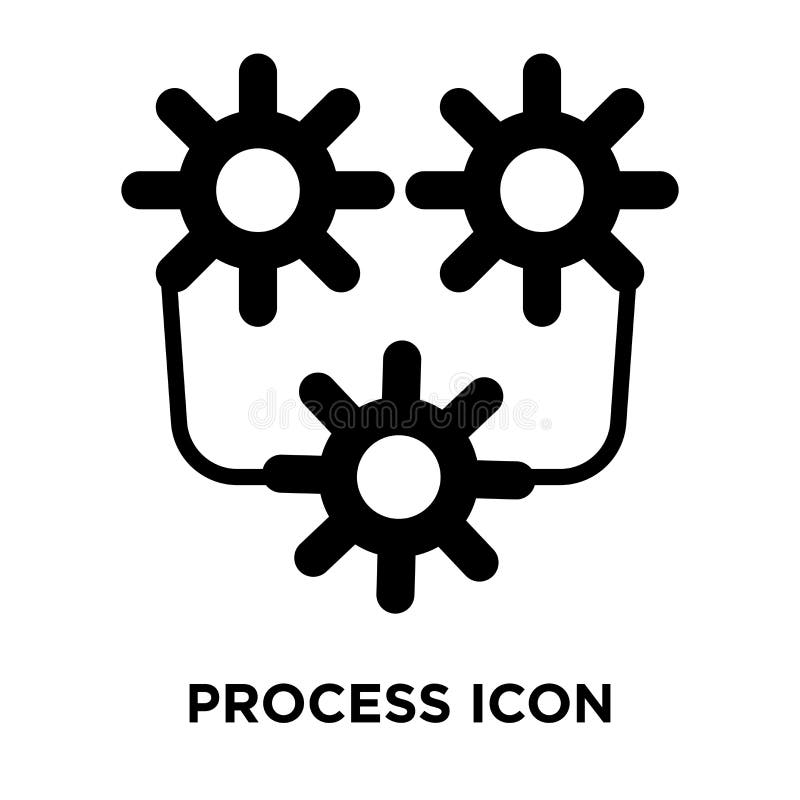 Business Process Icons Black White Stock Illustrations – 2,012 Business ...