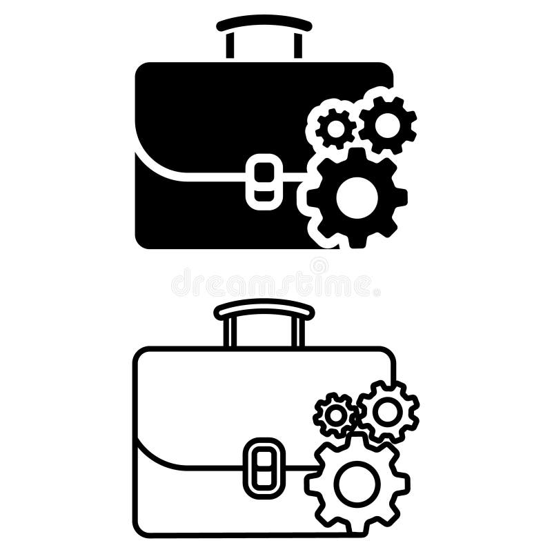 Process Icon Vector Set. Business Administration Illustration Sign ...