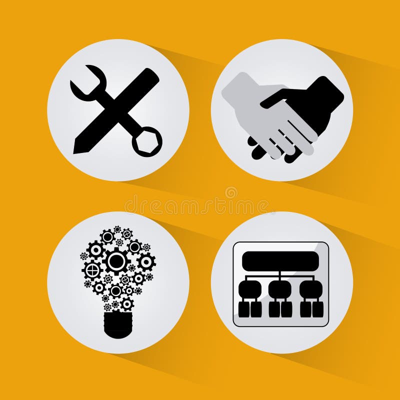 Process icons design stock vector. Illustration of manage - 63075918
