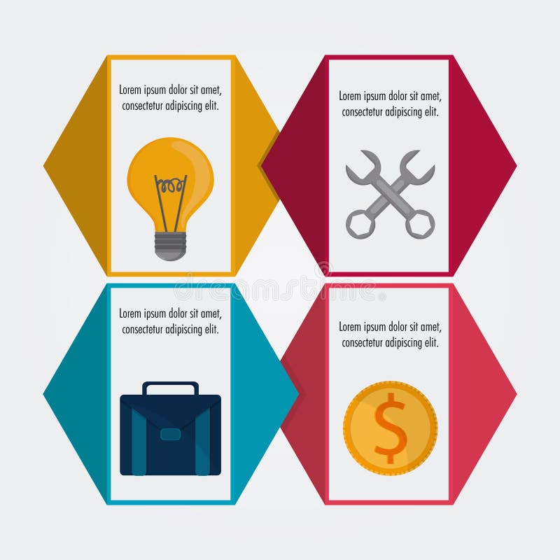 Process icons design stock vector. Illustration of coin - 63076002