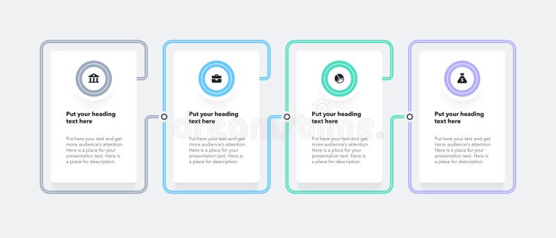 Modern Process Flow Diagram Template with Three Main Sections Stock ...