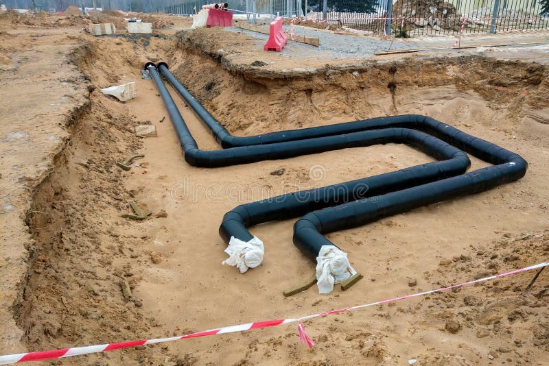 Installation of the Distribution Unit Heating Network. Frame for ...