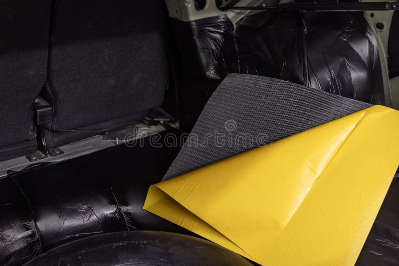 Process of Installation of Soundproofing Material To Inside of Car ...
