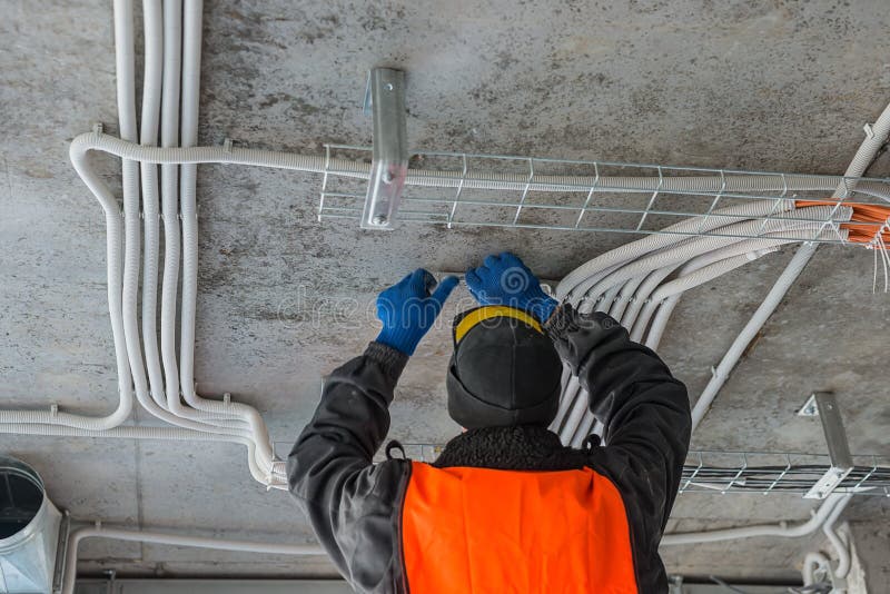 The Process of Installing Mounting Clips for a Corrugated Wire W Stock ...