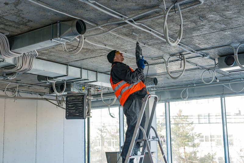 The Process of Installing Mounting Clips for a Corrugated Wire W Stock ...