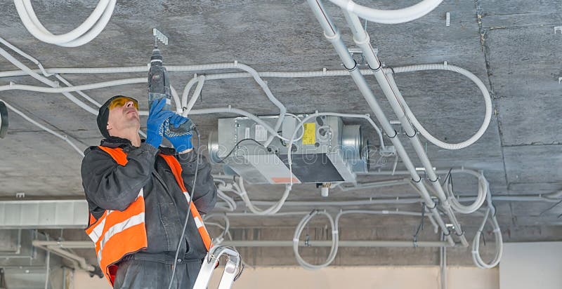 The Process of Installing Mounting Clips for a Corrugated Wire W Stock ...